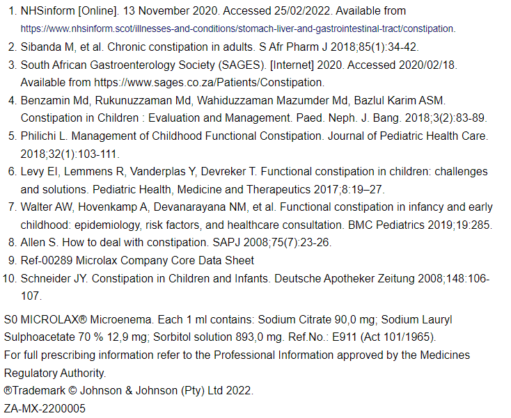 Constipation - Articles | Dis-Chem